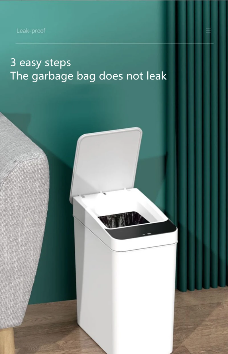 Xiaomi Mijia Intelligent Trash Can Smart Sensor Dustbin 12L Electric ...