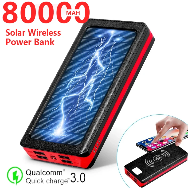80000mAh-High-Capacity-Wireless-Power-Bank-Solar-External-Battery-Fast ...