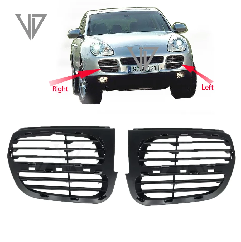 95550568100 95550568200 Front bumper grille for Porsche Cayenne 9PA1 ...