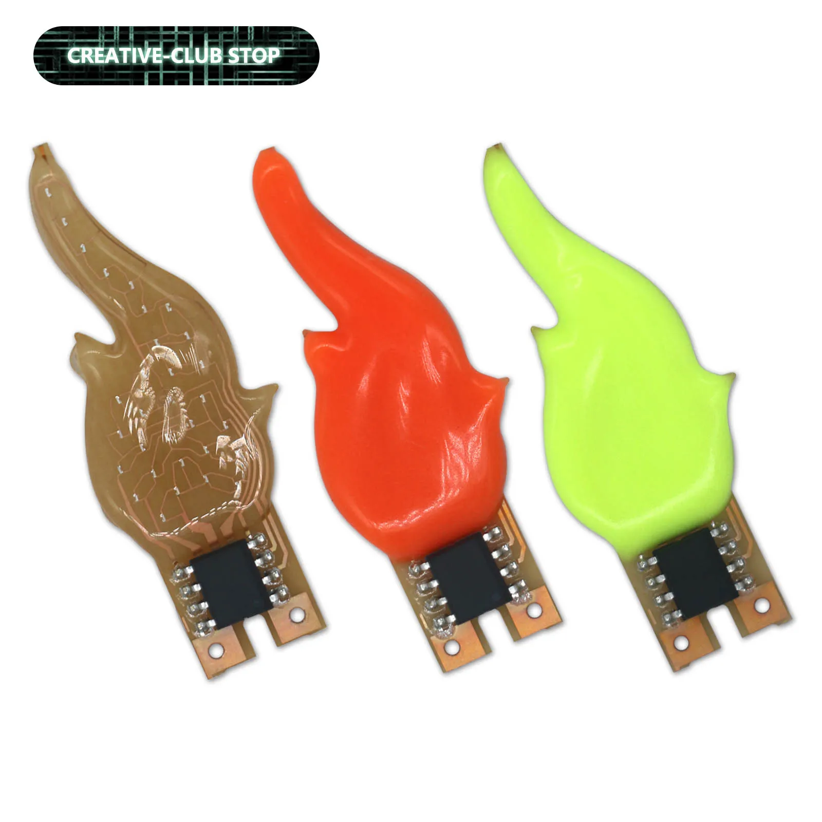 DC-3V-Led-Cob-Flash-Candles-Edison-Flame-LED-Filament-Blue-Green-Pink ...