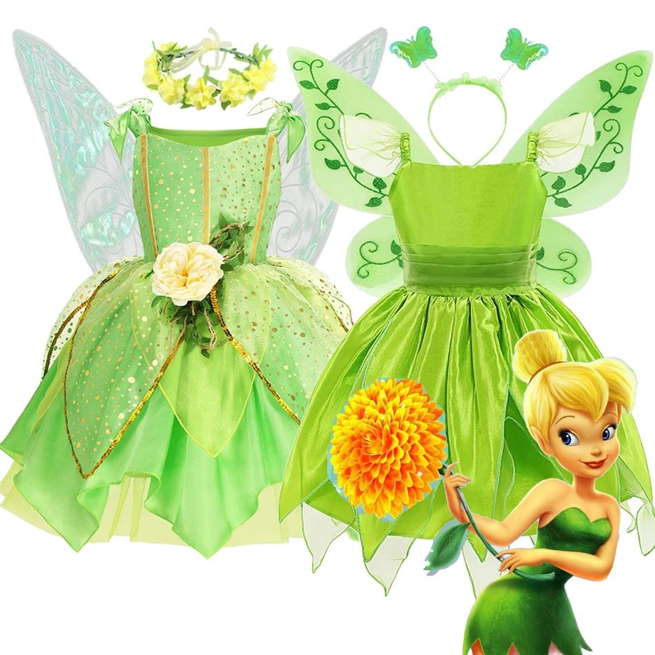 Girls-Flower-Fairy-Dress-Up-Kids-Princess-Dress-Halloween-Cosplay ...