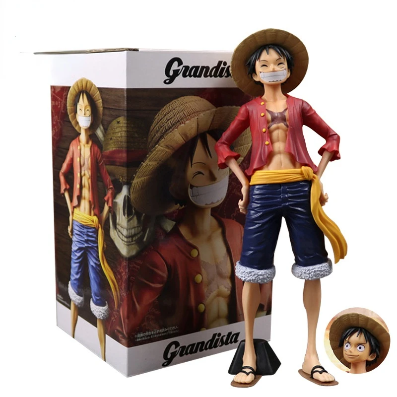 27cm-One-Piece-Smile-Luffy-Figure-Monkey-D-Luffy-PVC-Action-Figures ...