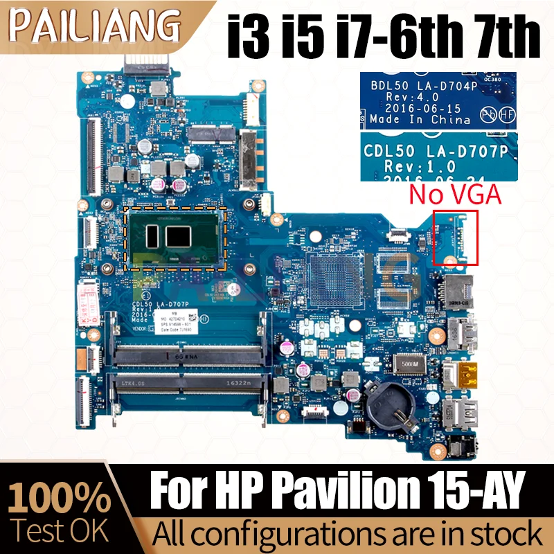 tpn-c125-LA-D707P-LA-D704P-For-HP-Pavilion-15-AY-250-G5-Notebook ...