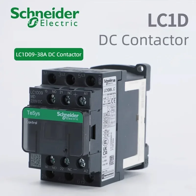 Schneider-Electric-LC1D09BDC-DC-Contactor-BDC-EDC-FDC-MDC-LC1D12-LC1D18 ...