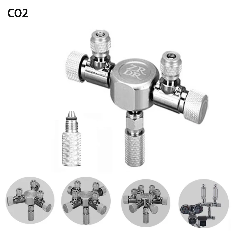 Zrdr Aquarium Diy Co2 Splitter, Carbon Dioxide Distributor, Regulating ...