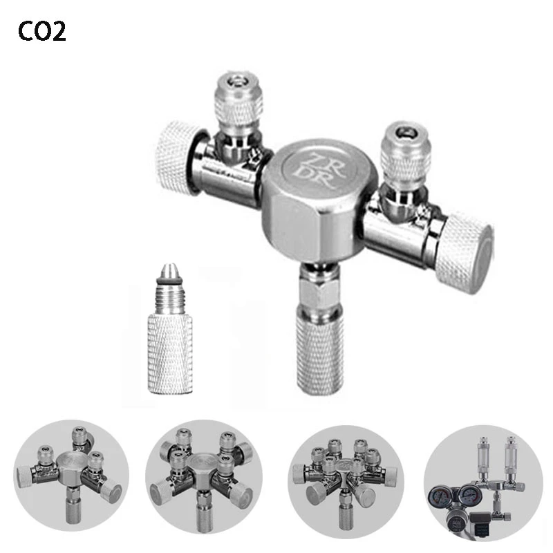 Zrdr Aquarium Diy Co2 Splitter, Carbon Dioxide Distributor, Regulating ...