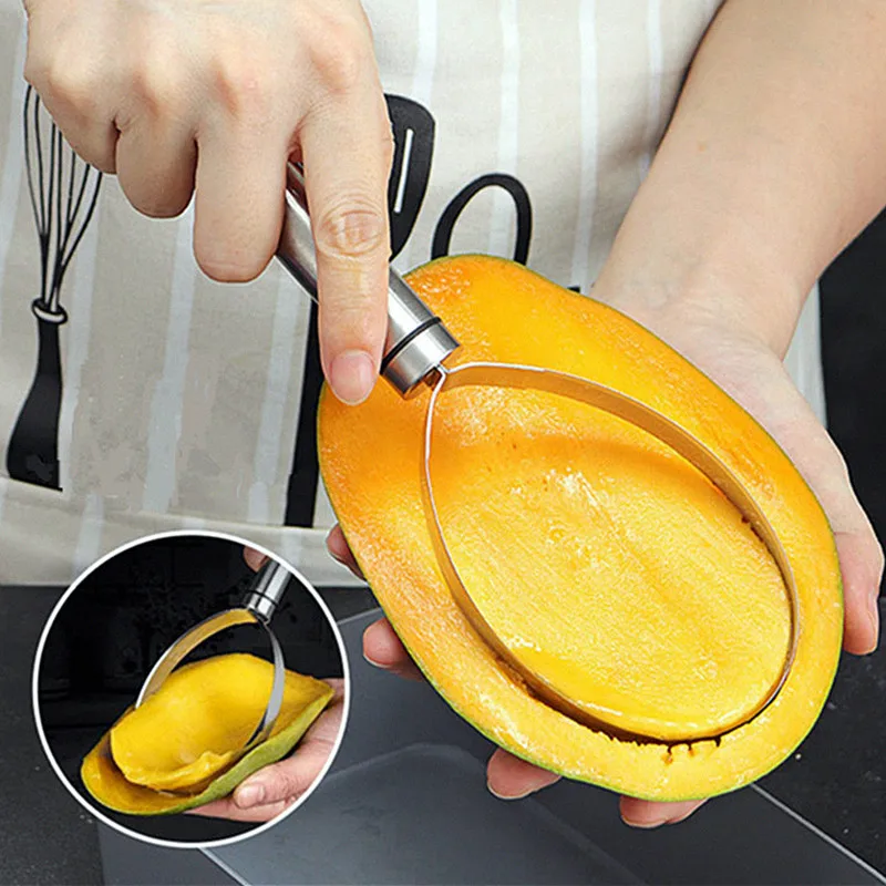 Stainless-Steel-Mango-Cutter-Peeler-Manual-Fruit-Kiwi-Watermelon-Corer ...
