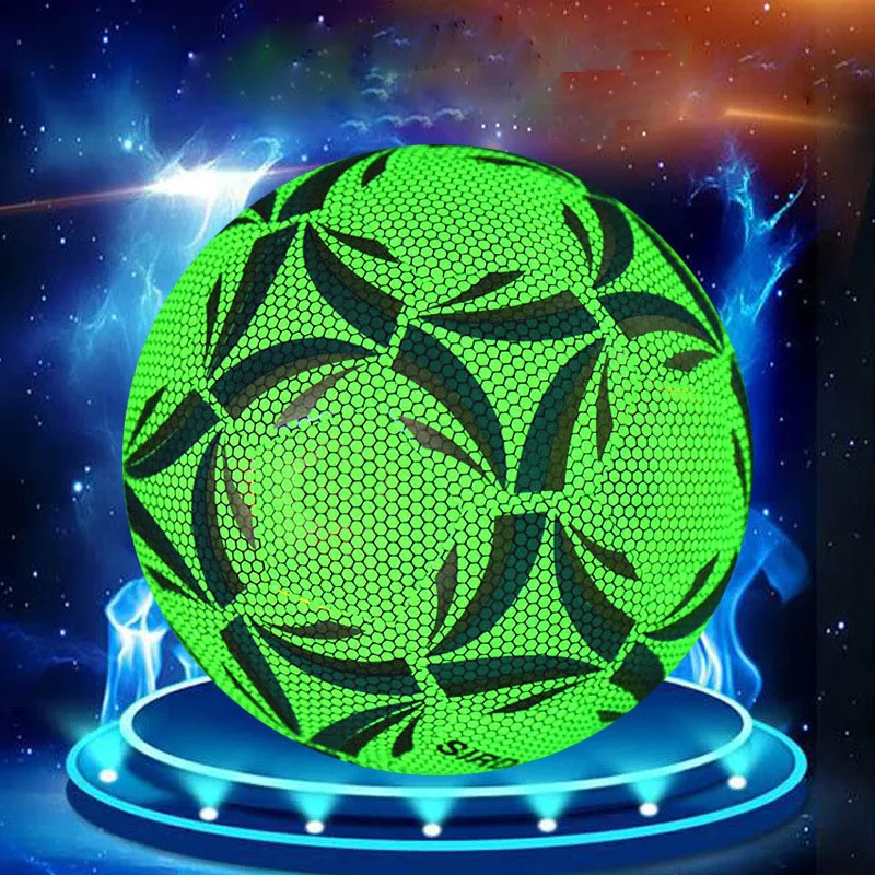 1-Pc-Reflective-Football-LED-Training-Soccer-Luminous-Fluorescent ...