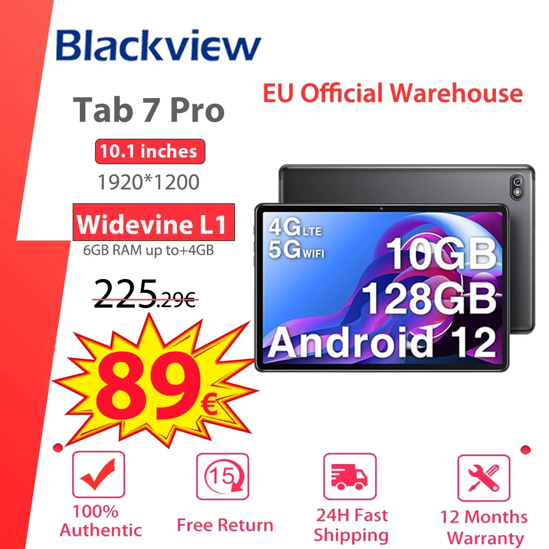 Blackview-Tablet-Tab-7-Pro-dispositivo-con-Android-12-pantalla-t-ctil ...