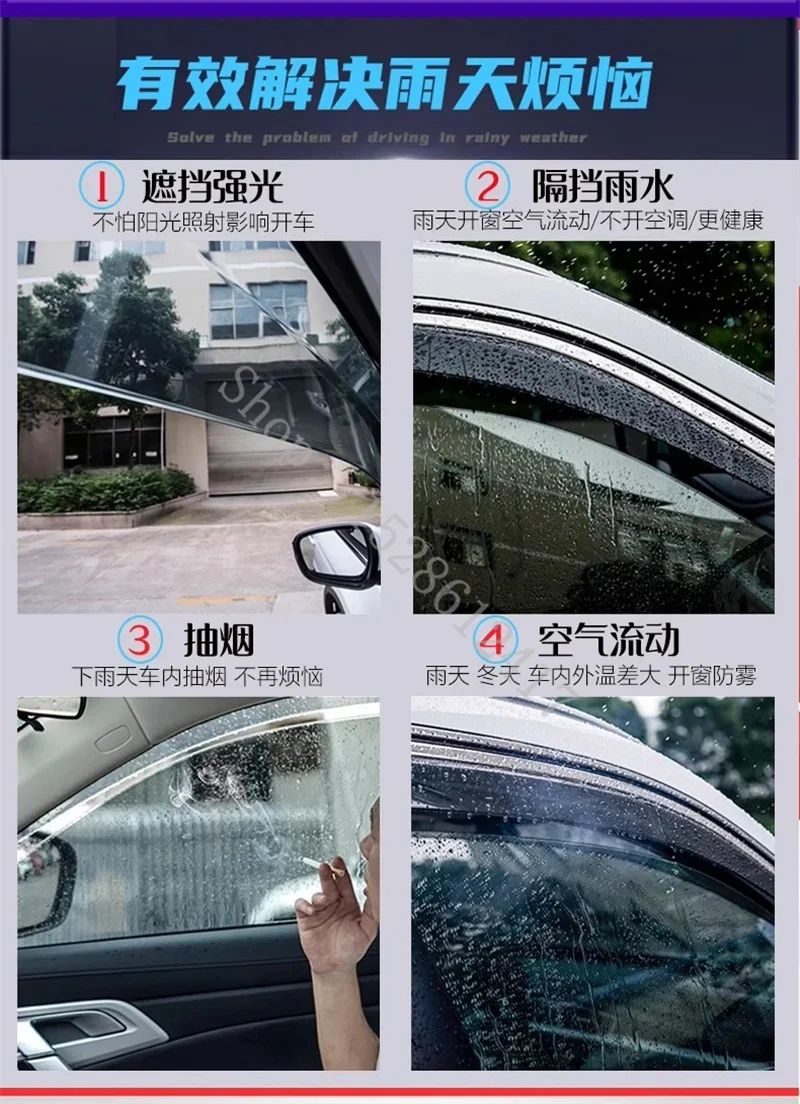 Kia Sportage Wind Deflectors Car Side Window Wind Deflectors Guards ...
