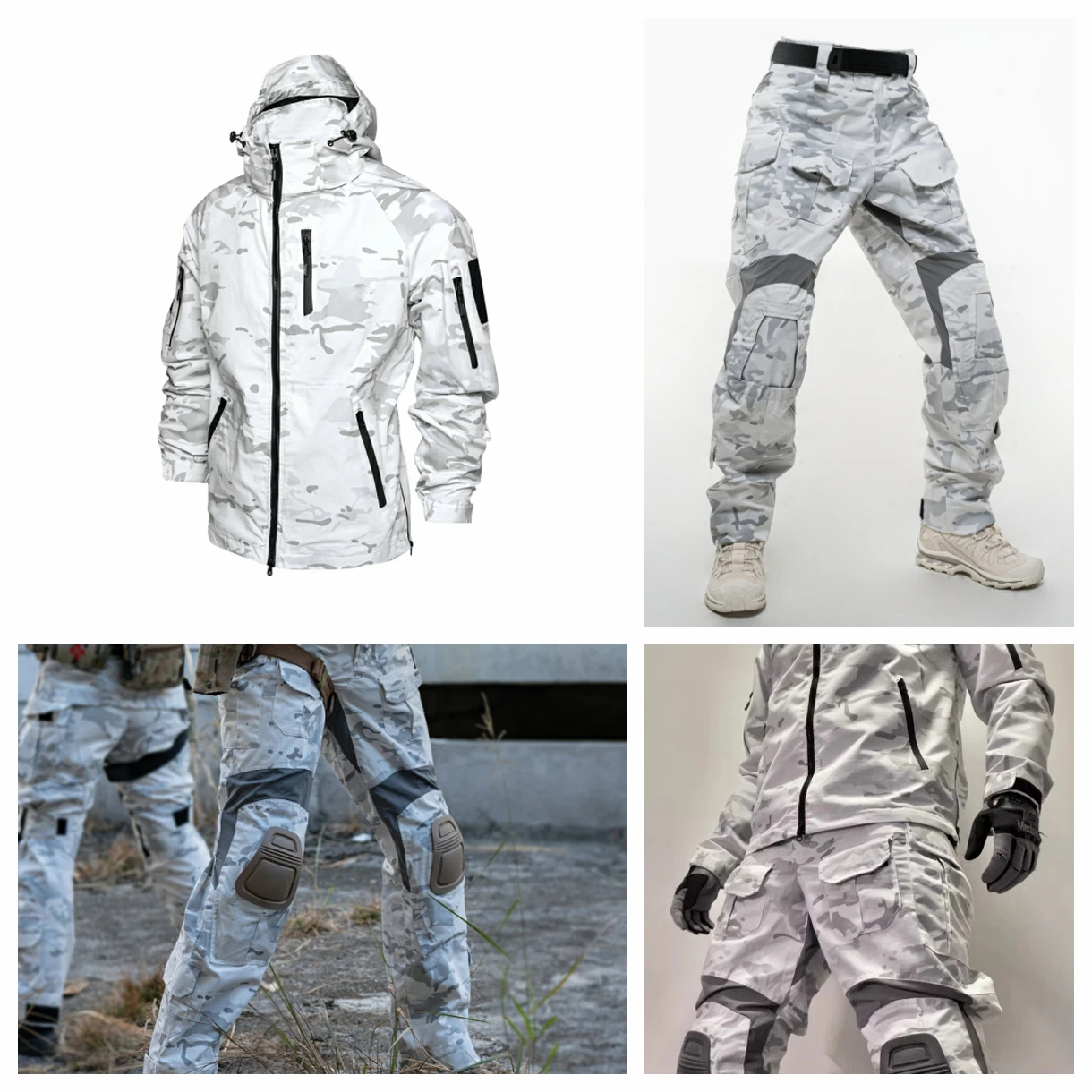 Outdoor Sports Multi-Function MCAP Snow Camo G3 Pants & spring autumn ...