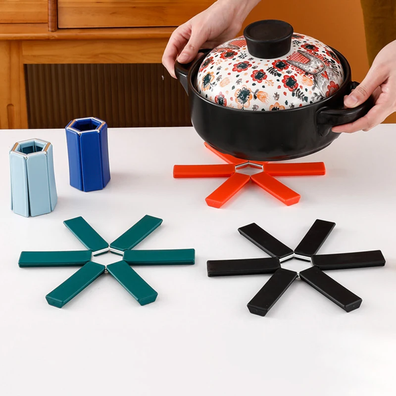 Anti-Hot-Foldable-Heat-Resistant-Placemat-Dining-Table-Mat-Plastic ...