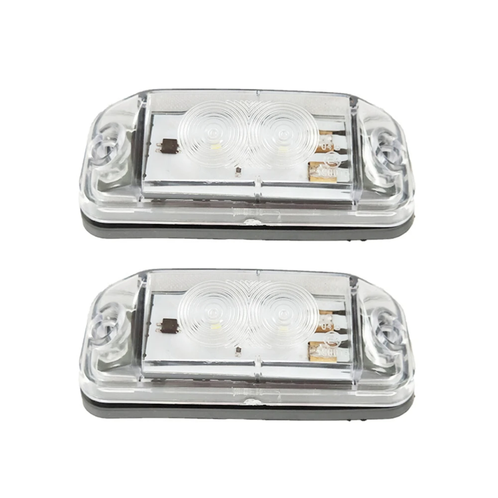 2Pcs-White-LED-Cab-Roof-Marker-Lights-For-Mercedes-Benz-Actros-MP3 ...