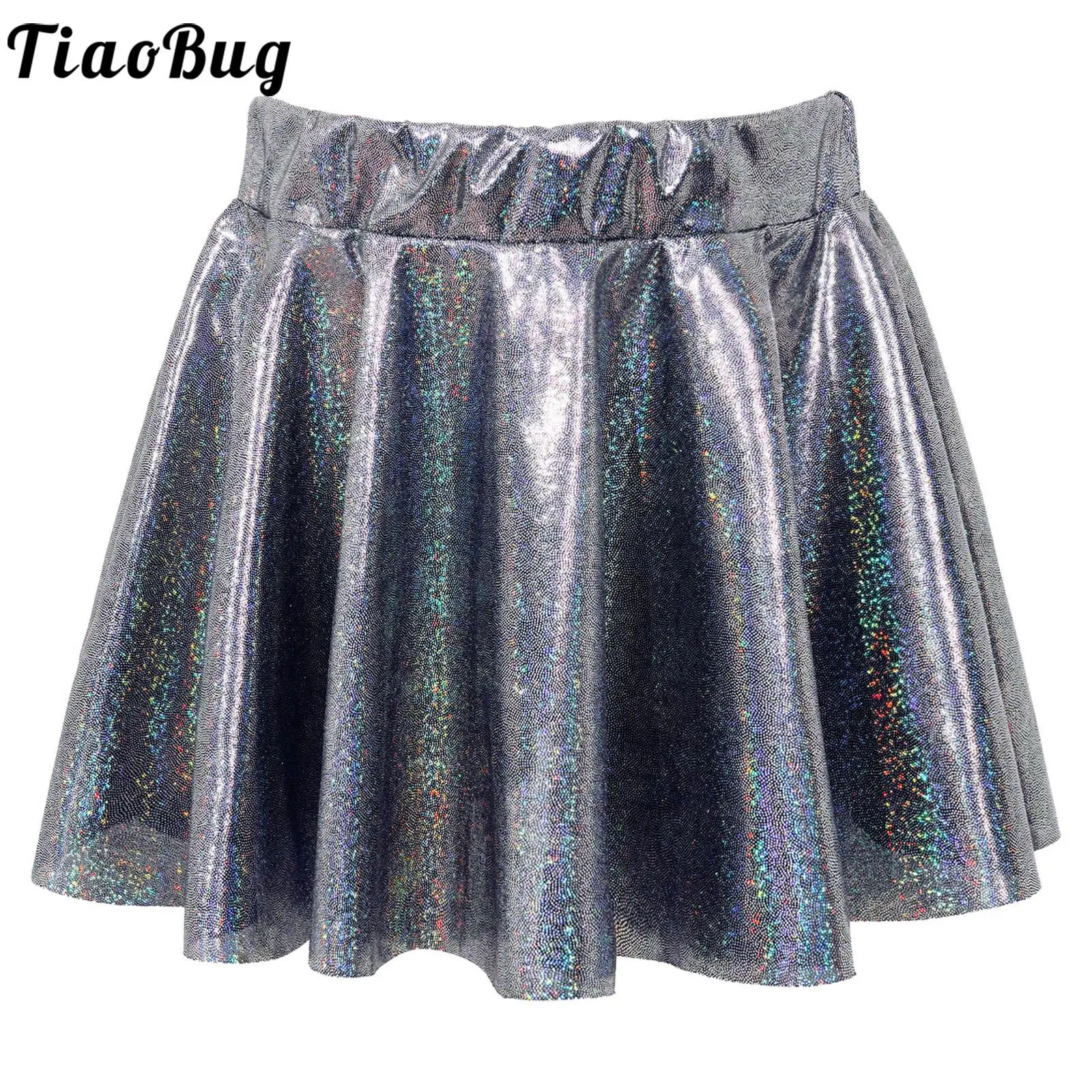 Kids-Girls-Shiny-Sequin-Dance-Pleated-Skirts-Hiphop-Jazz-Dancing ...