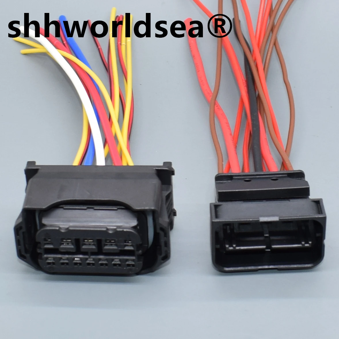 shhworldsea 12 Pin/way Led Lamp Headlight Plug For BMW X1 X5 F15 X6 F01 ...