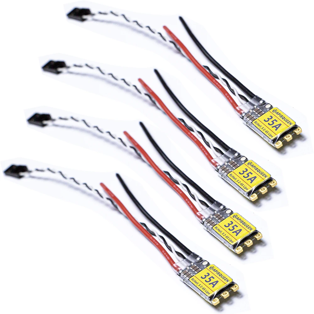 35A ESC 2S-6S Lipo BLHeli_S Electronic Speed Controller Support Dshot ...