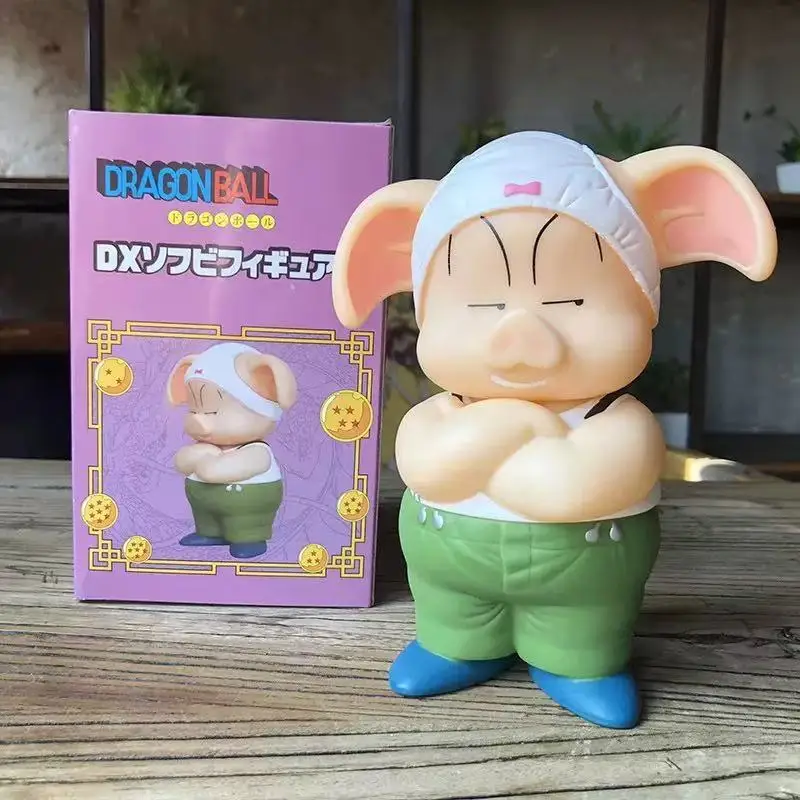 14cm Anime Dragon Ball Z Figure Cute Pig PVC Figure Goku Vegeta Oolong ...