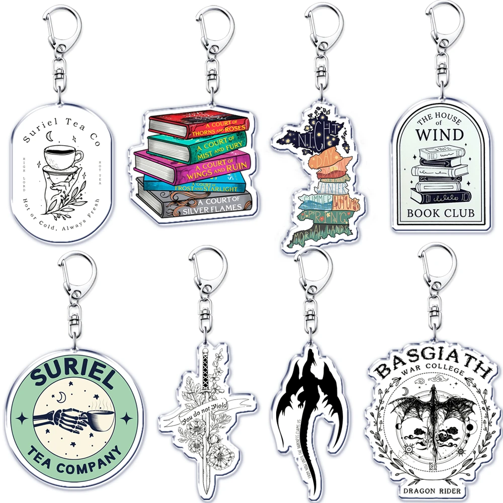 Acotar-Keychain-for-Accessories-Bag-Pendant-Rhysand-Feyre-A-Court-of ...