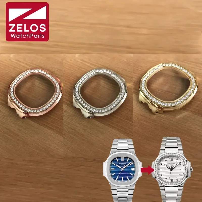 Watch Bezel Inserts Set with Diamonds for PP Patek Philippe Nautilus ...