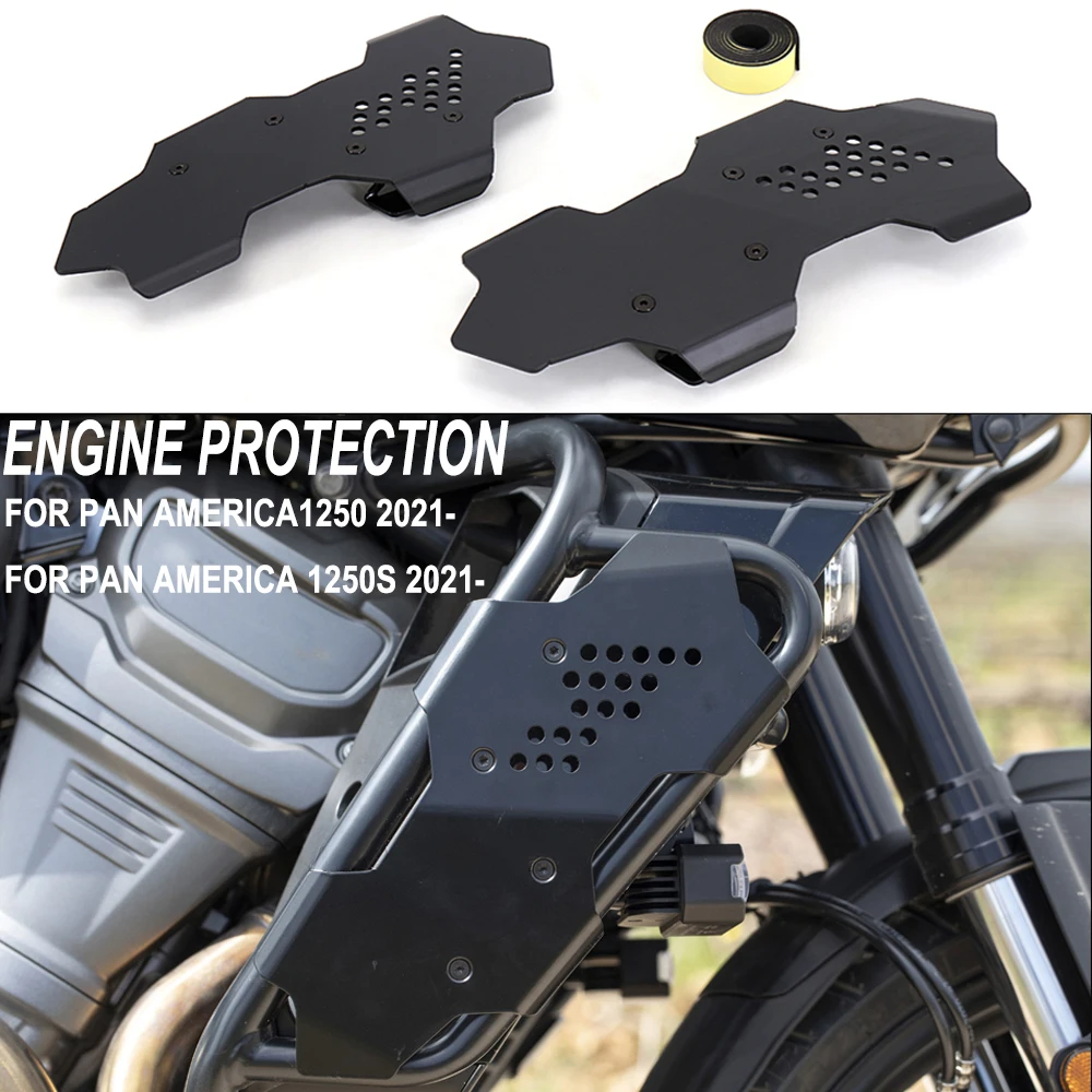 2021 2022 PA1250 PA1250S Motorcycle Parts Black Crash Bar Engine ...
