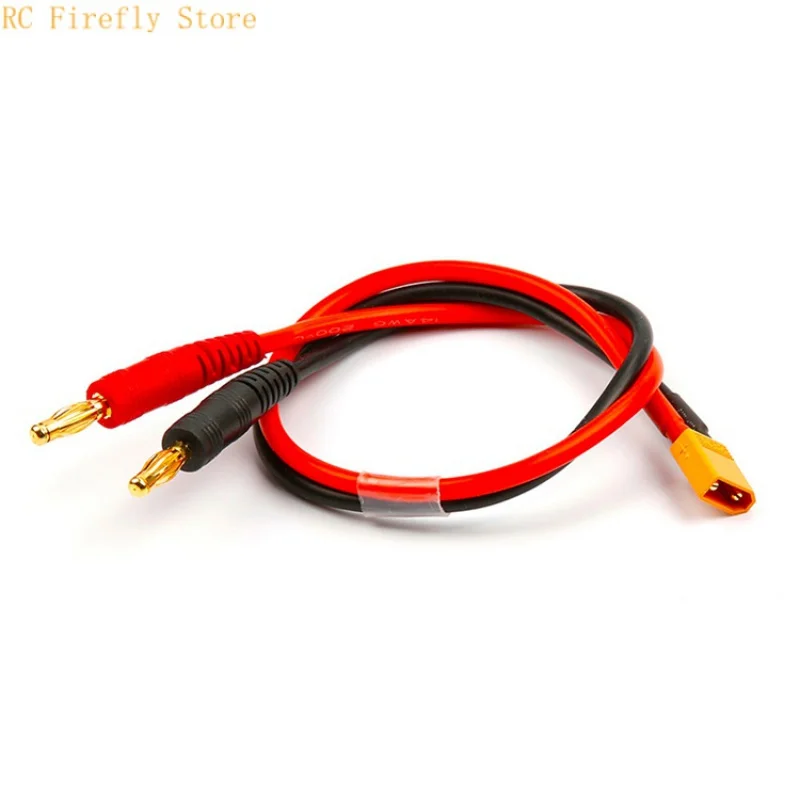 Male Xt60 Connector To 4mm Banana Plug Charge Adapter Cable 12awg ...