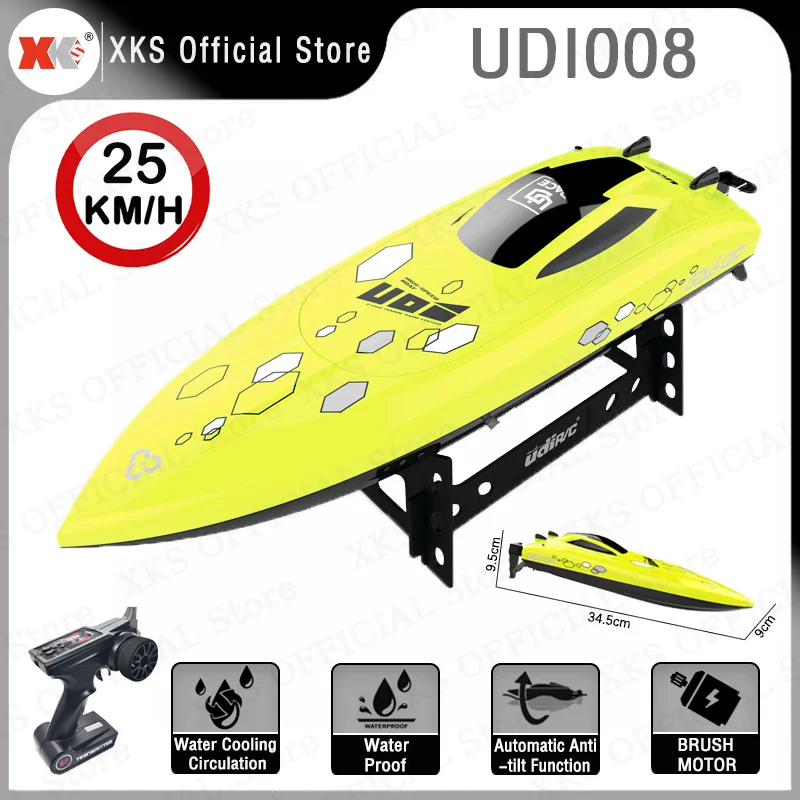 Udirc UDI008 RC Boat 2.4G Remote Control 25Km/H High Speed Waterproof ...