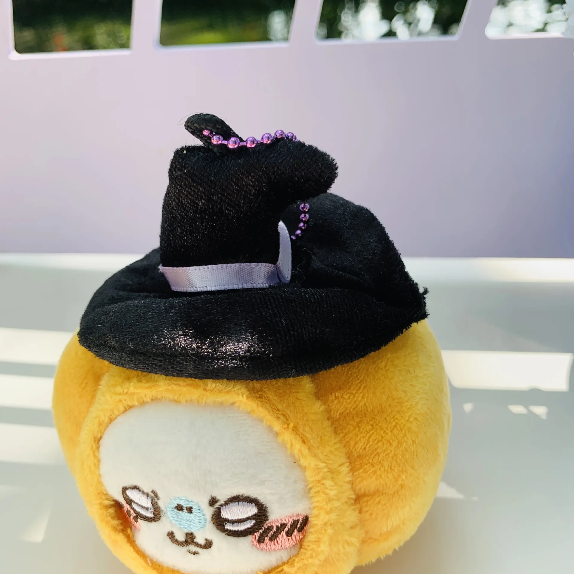 Usagi Halloween Pumpkin Head Plush Keychain - Chiikawa Plush