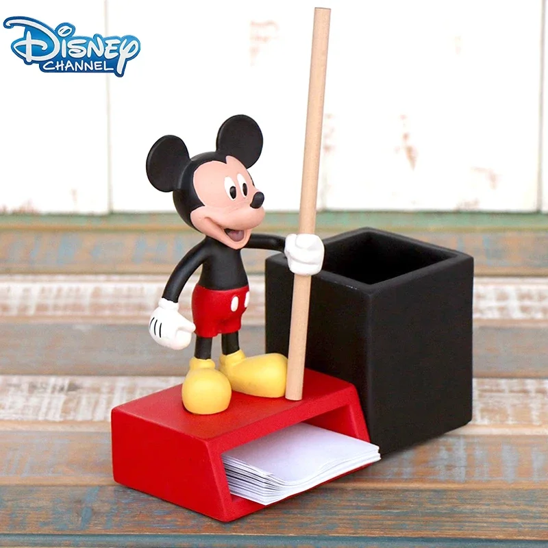 Disney-Mickey-Mouse-Pen-Holder-Sticky-Notes-Storage-Box-Cartoon-Mini ...