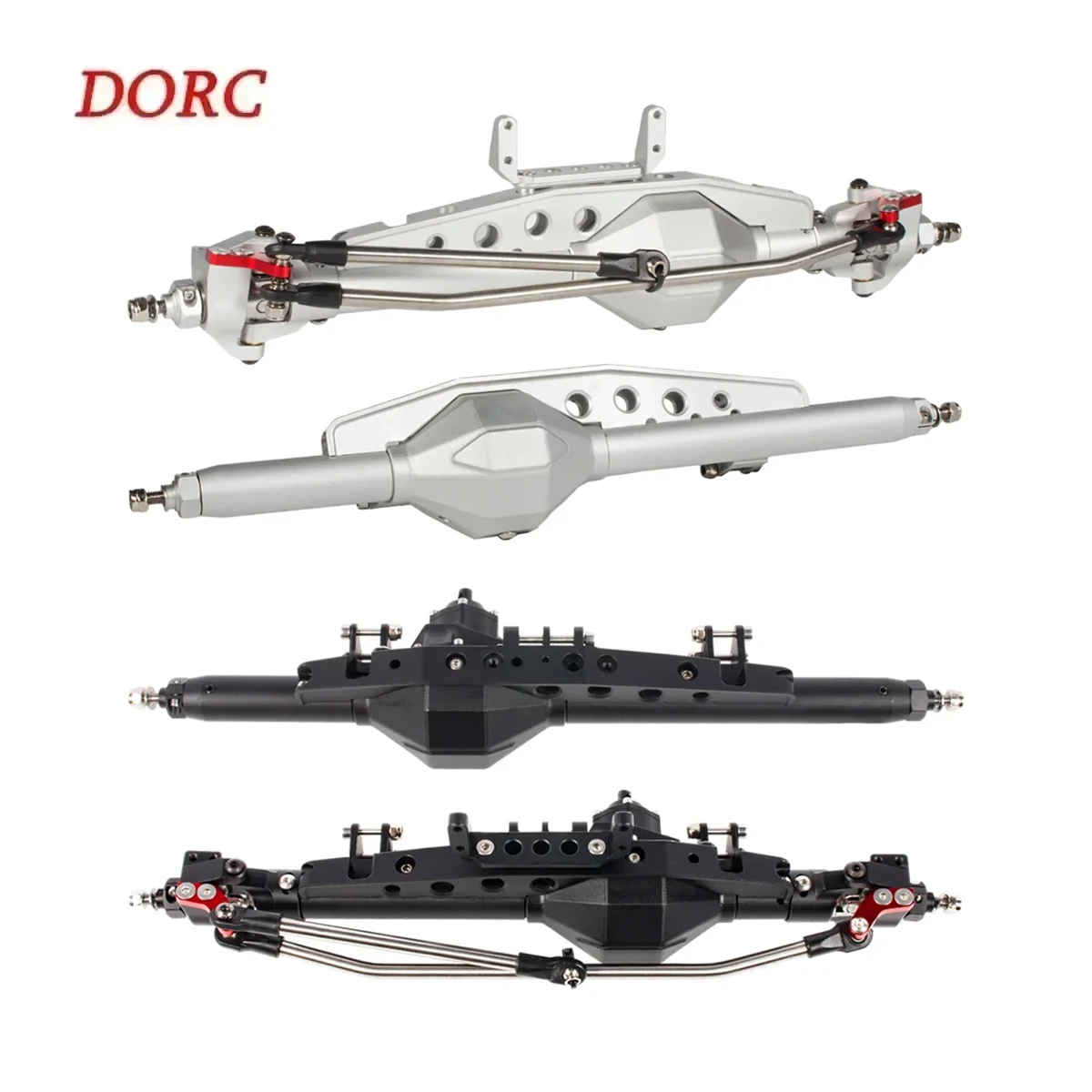 Aluminum-Diamond-Front-Rear-Wraith-Axle-Set-for-1-10-RC-Crawler-Axial ...