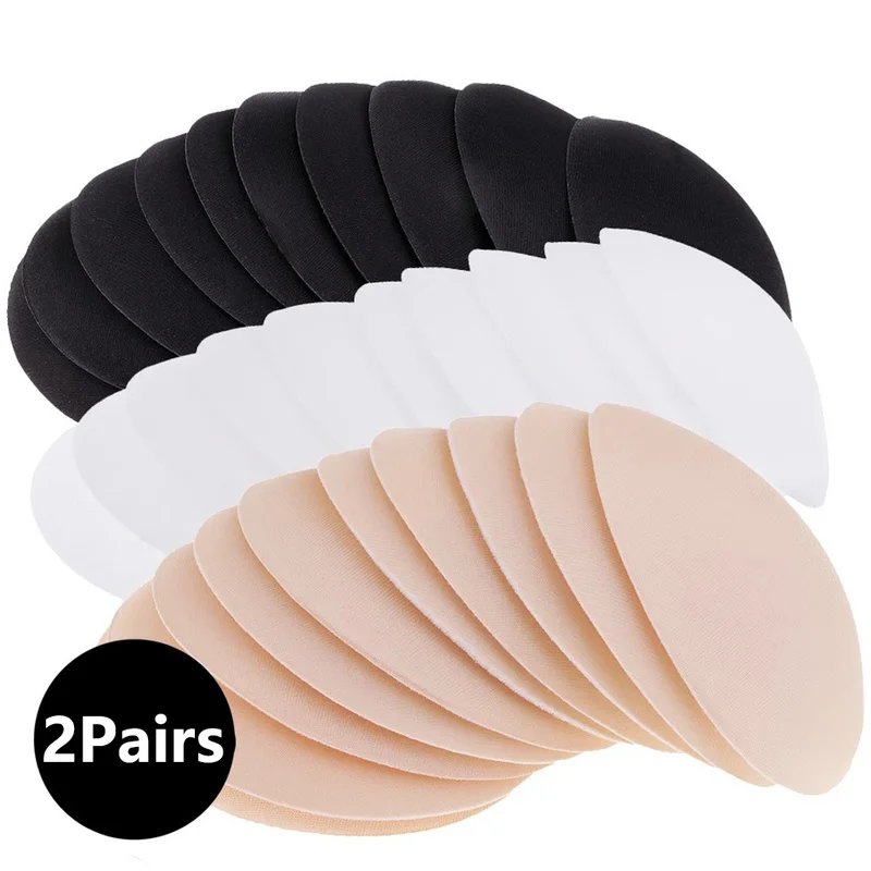 4pcs Round Sponge Bra Pads Push Up Breast Enhancer Removeable Bra ...