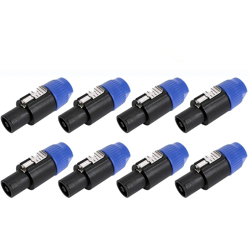 8-Pack-Audio-Cable-Adapter-Connectors-4-Pole-Audio-Speaker-Plug-Twist ...