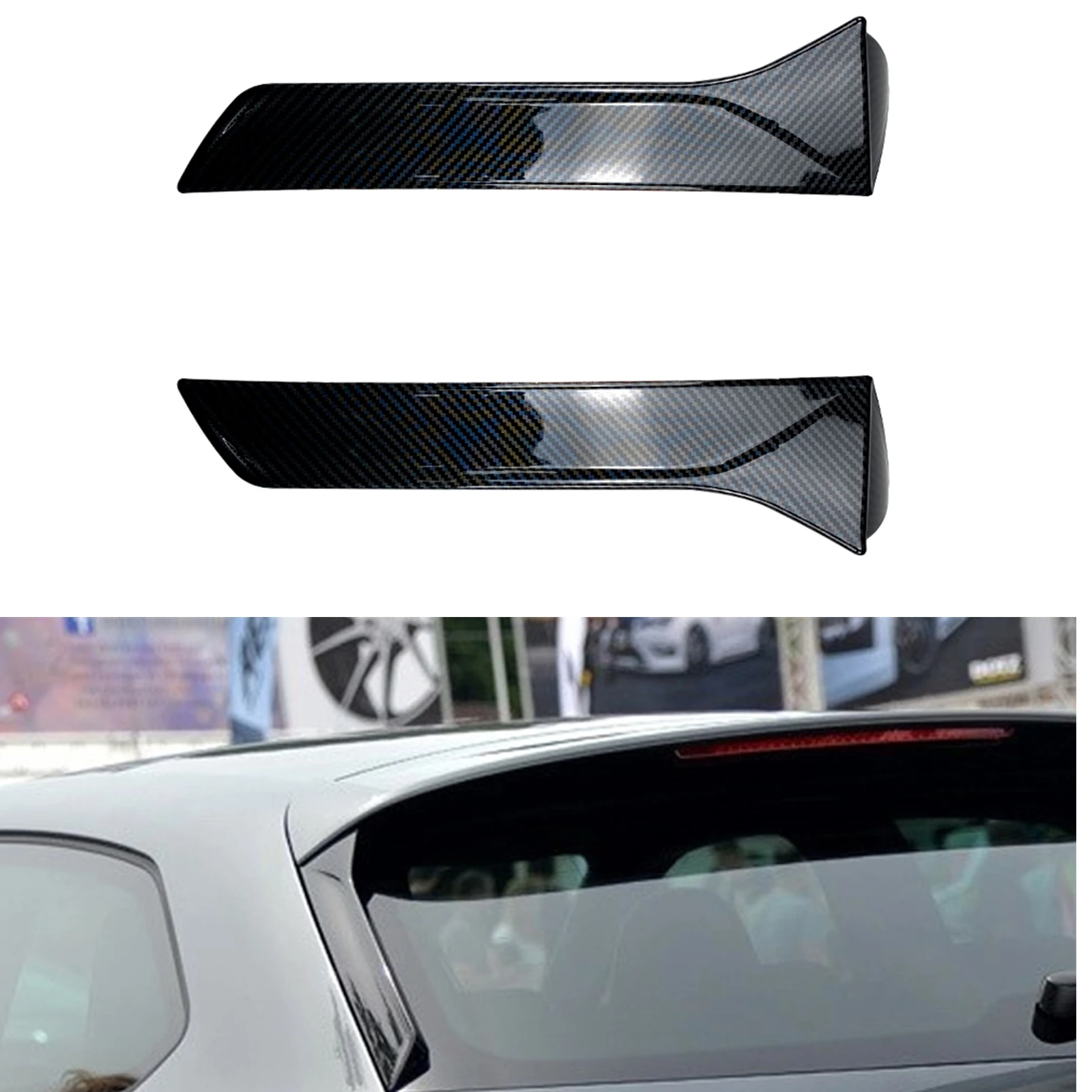 Rear-Window-Side-Spoiler-Wing-Trim-For-Seat-Leon-5F-FR-MK3-MK3-5-2013 ...
