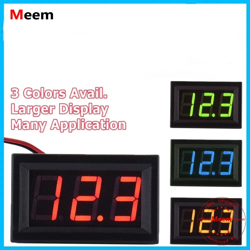 LED-12V-24V-Digital-Display-Voltmeter-Car-Motorcycle-Voltage-Gauge ...