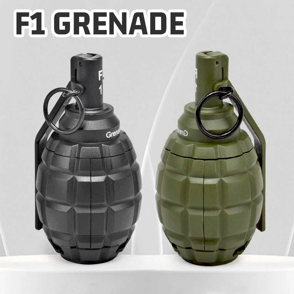 F1-Hand-Grenades-Plastic-Toy-Dummy-Airsoft-Paintball-Grenade-Model-for ...