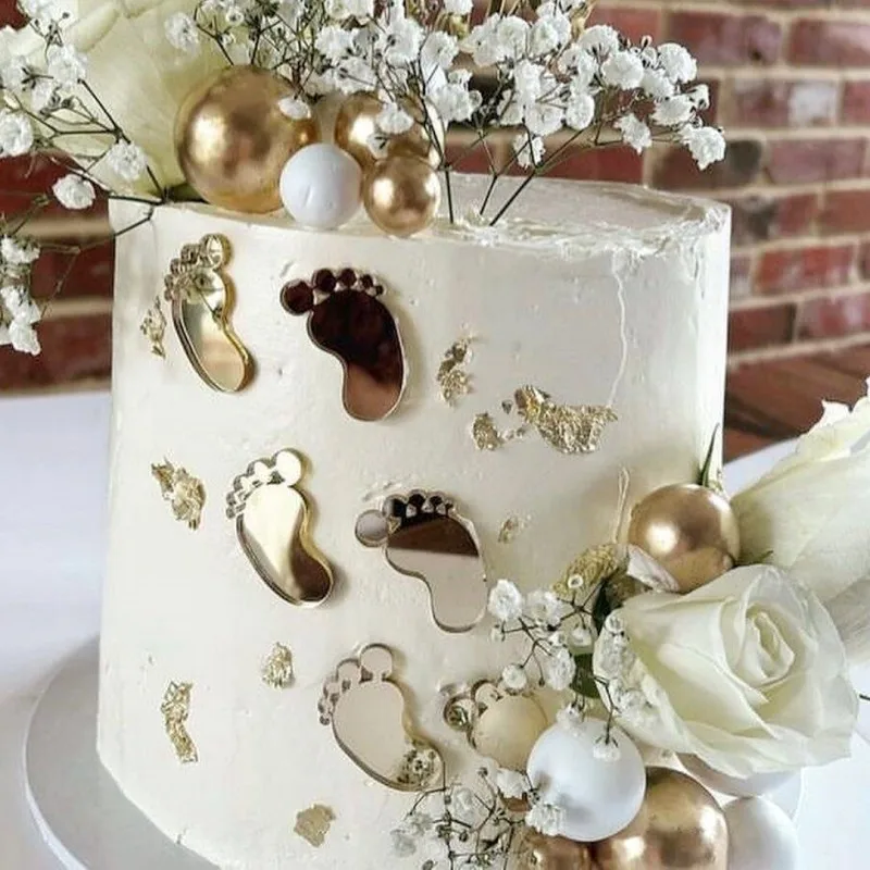 6-adet-torba-Bebek-Du-Akrilik-Kek-Topper-Bebek-Ayak-Kek-Dekorasyon-Oh ...