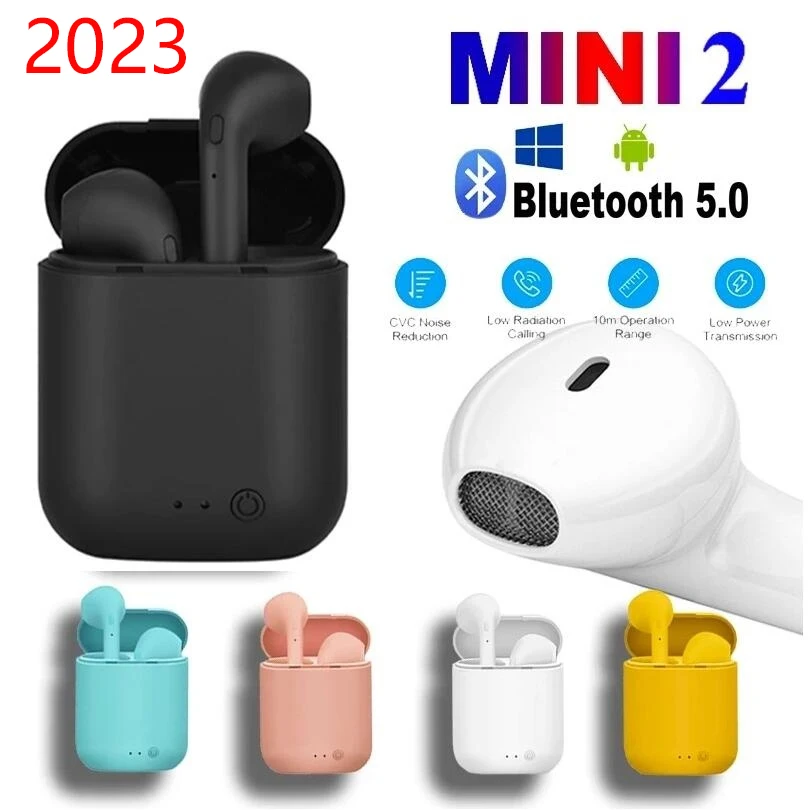 new-Mini-2-TWS-Wireless-Headphones-Bluetooth-Earphones-Matte-Macaron ...