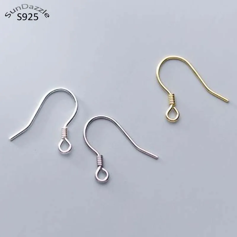 10pcs-Real-Solid-925-sterling-Silver-Ear-Hooks-Wire-18k-Gold-Spring ...