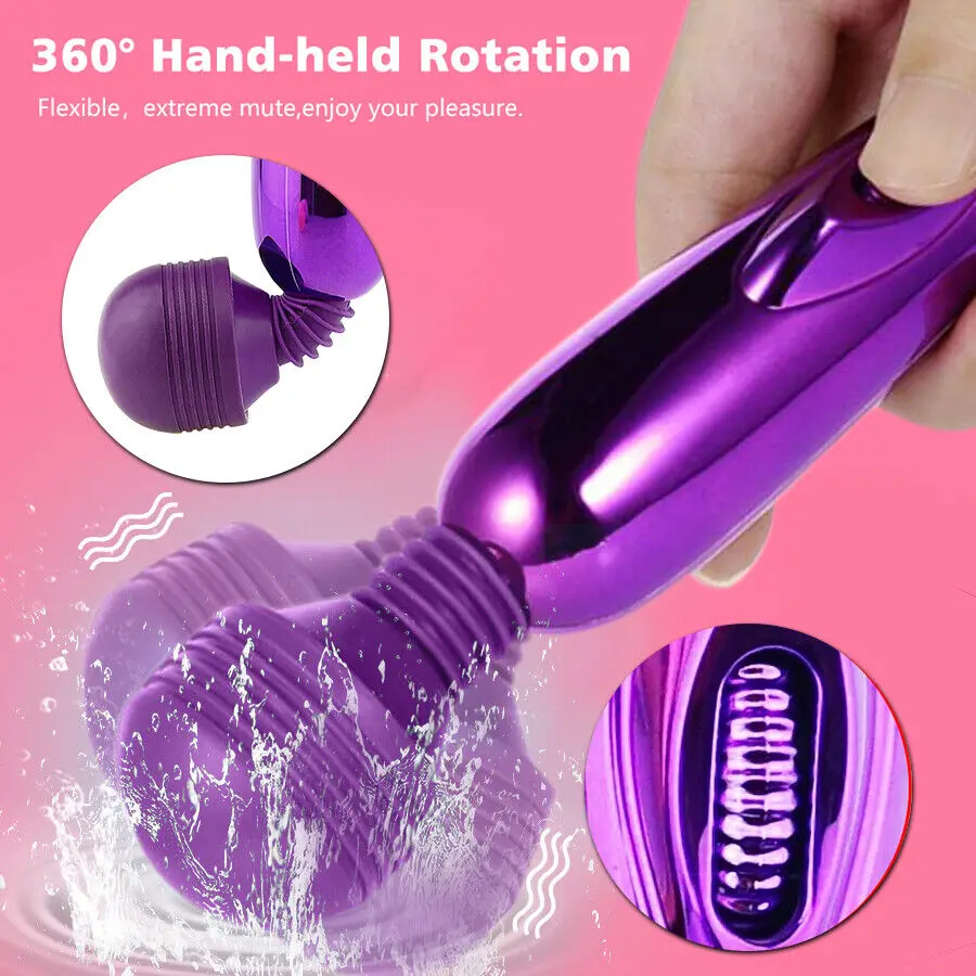 Varinha mágica do sexo feminino g ponto clitóris estimulador vibrador poderoso corpo massageador ...