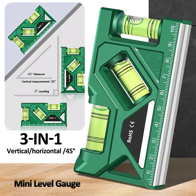 Mini-Level-Gauge-High-precision-Horizontal-Vertical-Measure-Metric ...