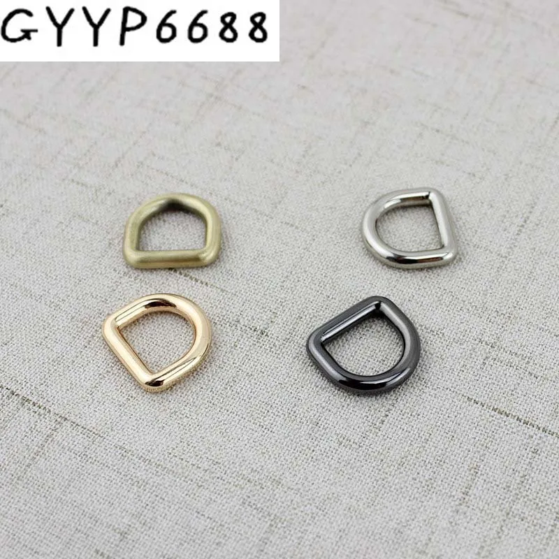 100PCS 9 colors line 3.0mm 10mm inside brushed antique brass d ring ...