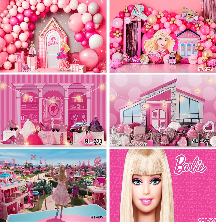 Cute Pink Barbie Wallpaper