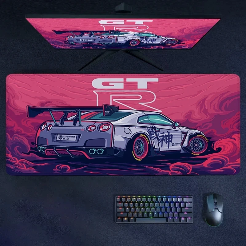 Mouse-Pad-Coupe-Pattern-Non-slip-Keyboard-Mat-Sports-Car-Collection ...