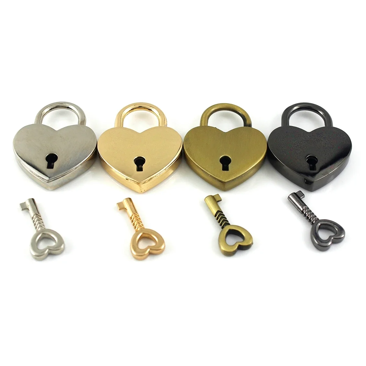 1piece-Padlock-Heart-Shape-Vintage-Metal-Mini-Lock-Bag-Suitcase-Luggage ...