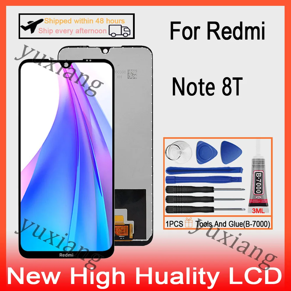 Original For Xiaomi Redmi Note 8t M1908c3xg Lcd Display Touch Screen Digitizer With Frame ...
