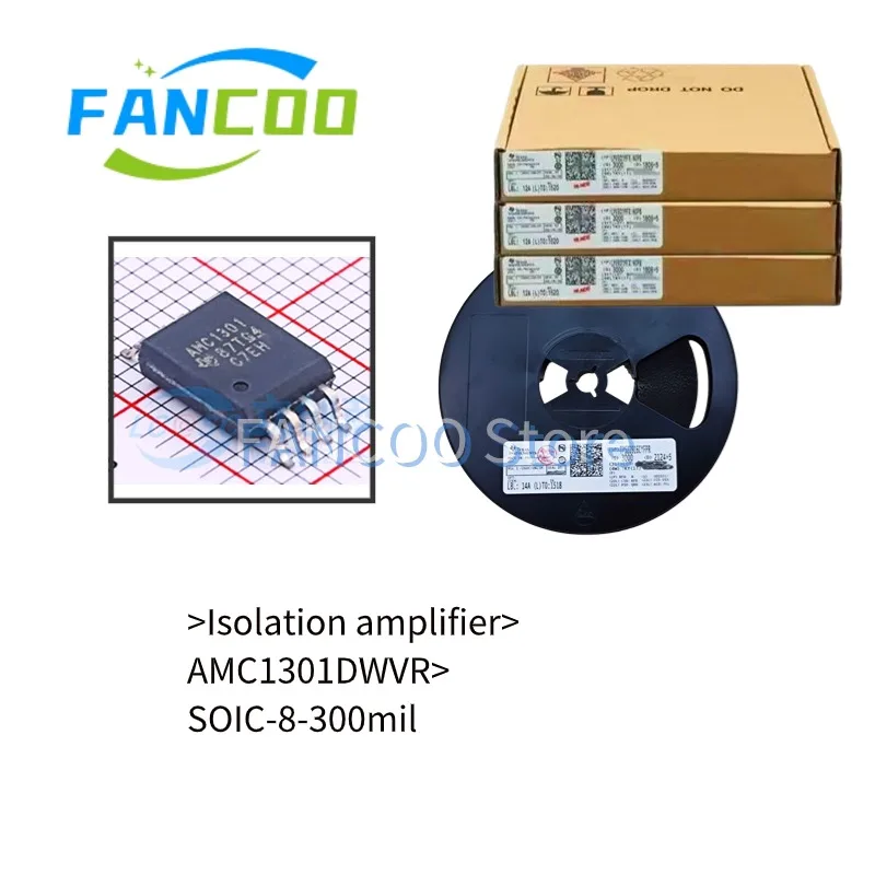 5pcs-AMC1301DWVR-SOIC-8-300mil-Original-marking-code-AMC1301-sop-8-30uA ...