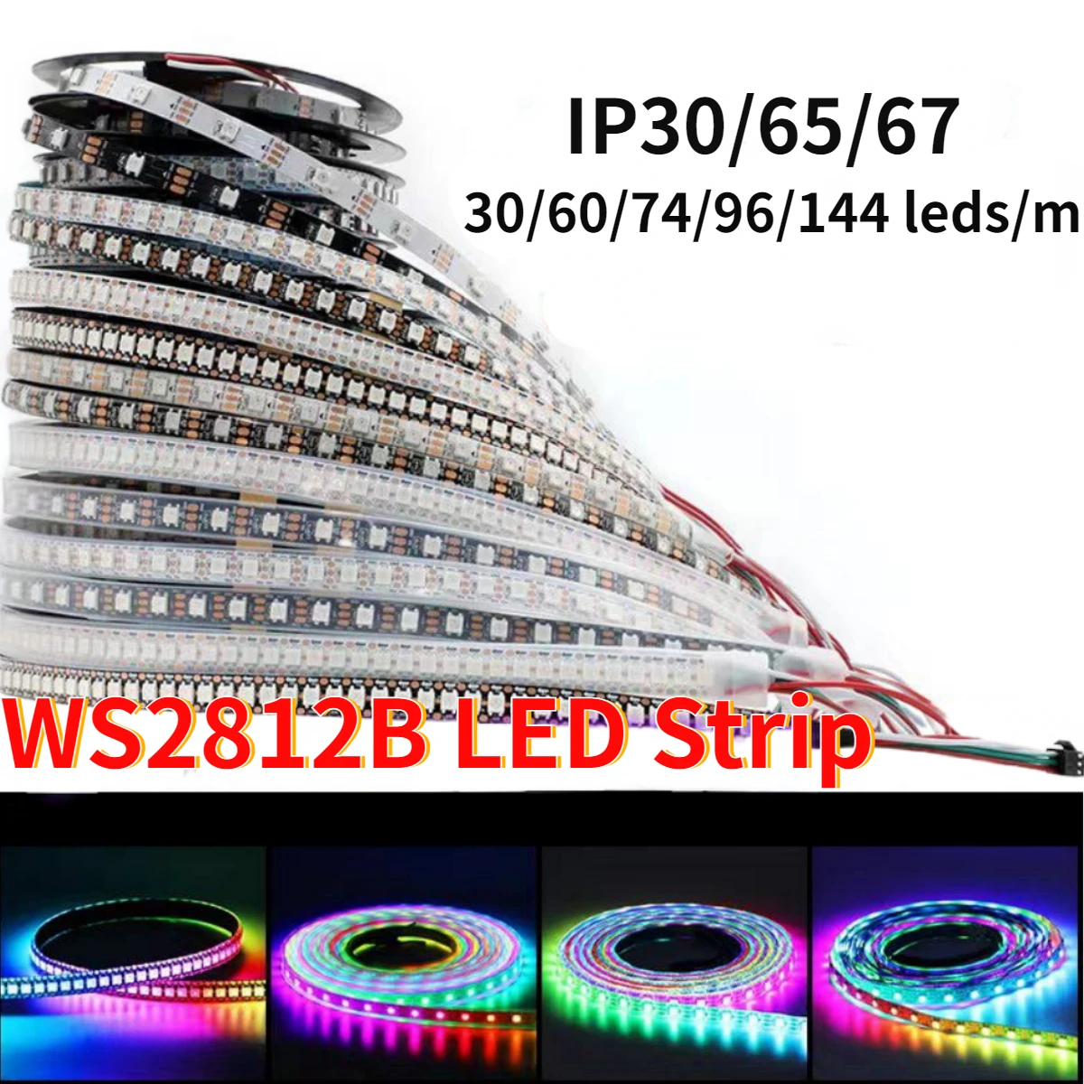 DC5V-WS2812B-Led-Lights-WS2812-RGB-Led-Strip-Light-Individually ...