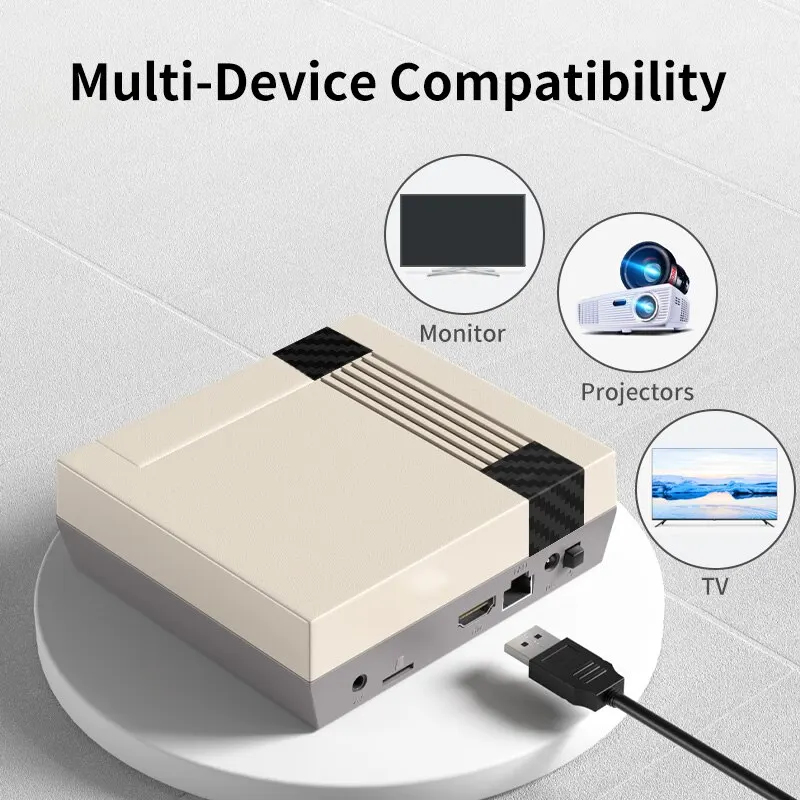 64g - Console de jeu vidéo Super X Cube, sortie HD, rétro, prend en ...
