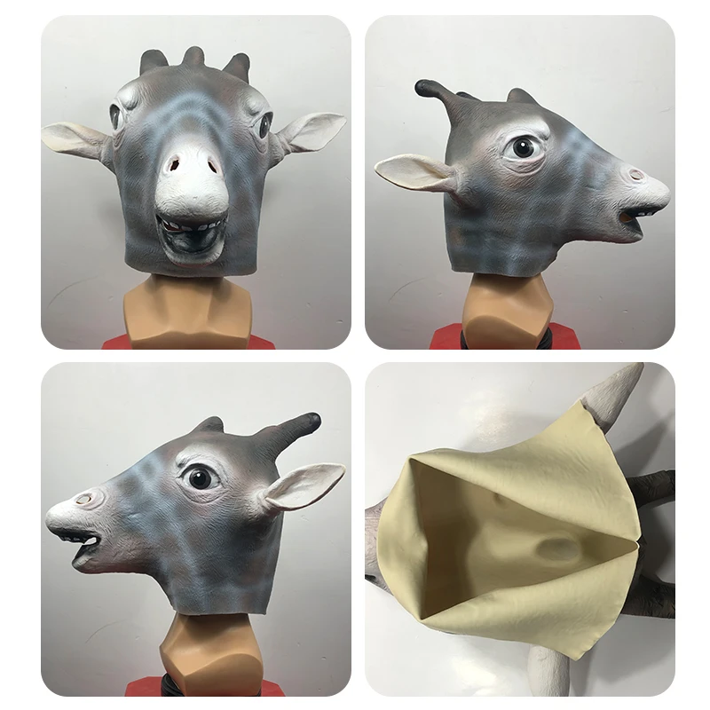 Latex Giraffe Mask