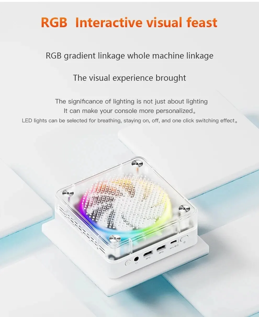 FIREBAT MINIPC AMD R7-7735HS Mini Pc Colorful Gamer 16GB 512GB DDR5 ...