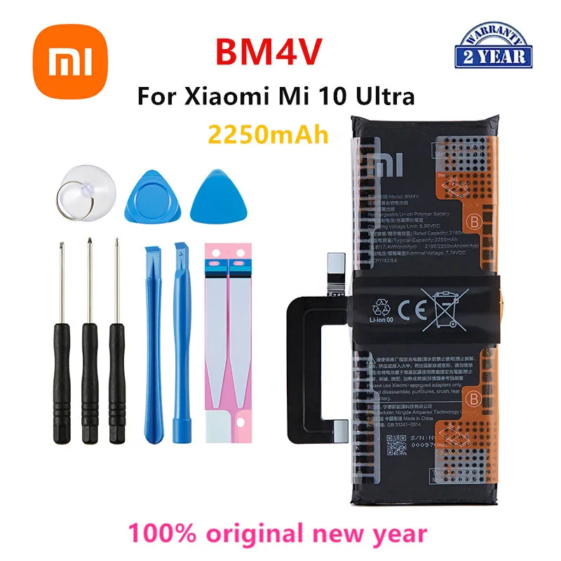Xiao-bater-a-original-BM4V-100-mAh-para-Xiaomi-mi-10-Ultra-bater-as-de ...
